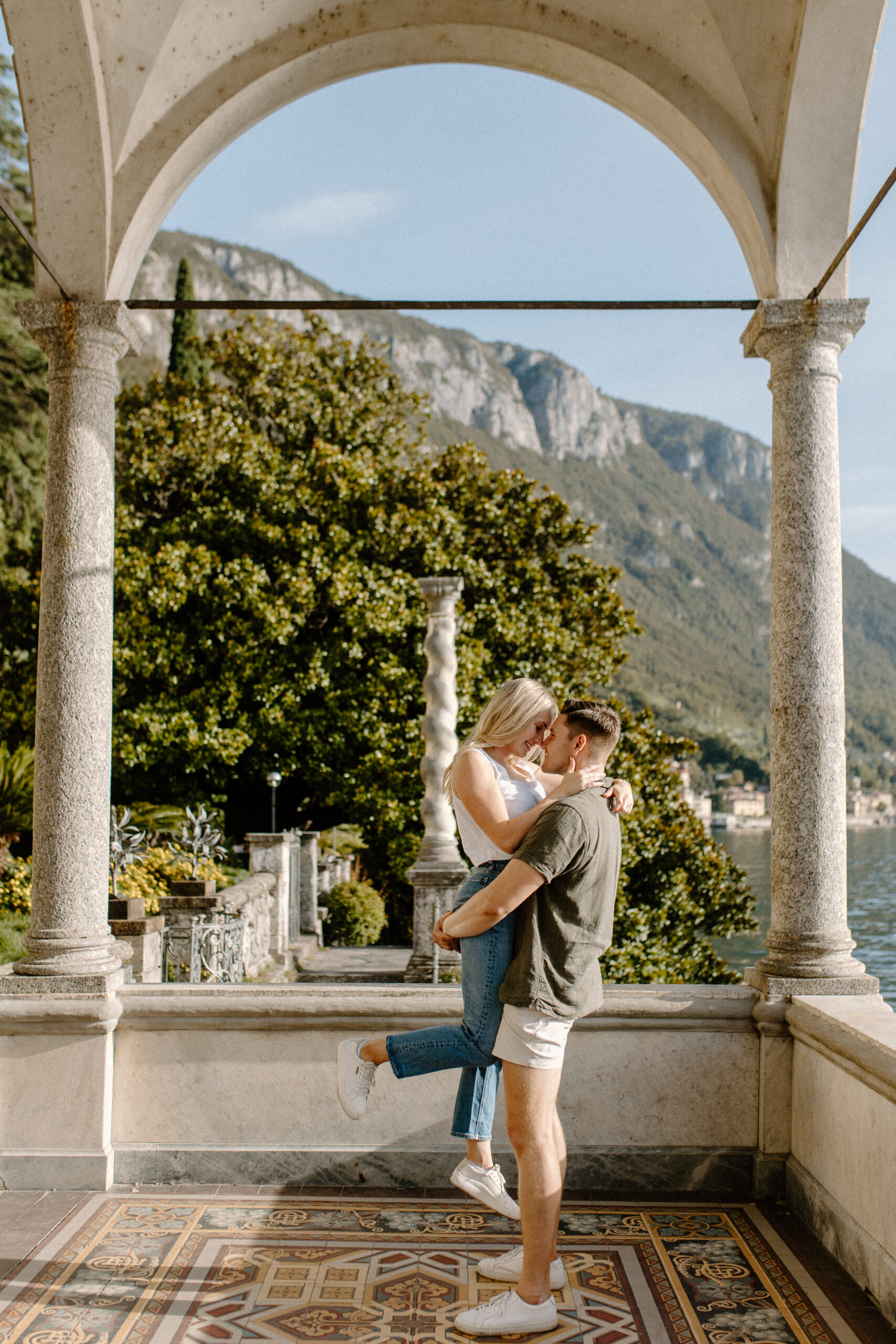 Lake Como Italy Engagement Photos: An Italian Destination Photography ...